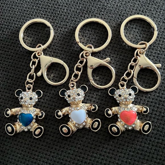 Mint | Accessories | Teddy Bear Key Ring Bag Charm Choose | Poshmark
